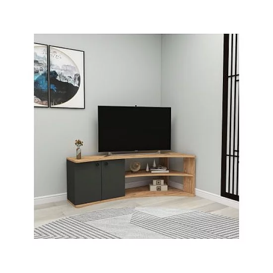 HANAH HOME TV POLICA TERMERA ATLANTIC PINE ANTHRACITE CENA