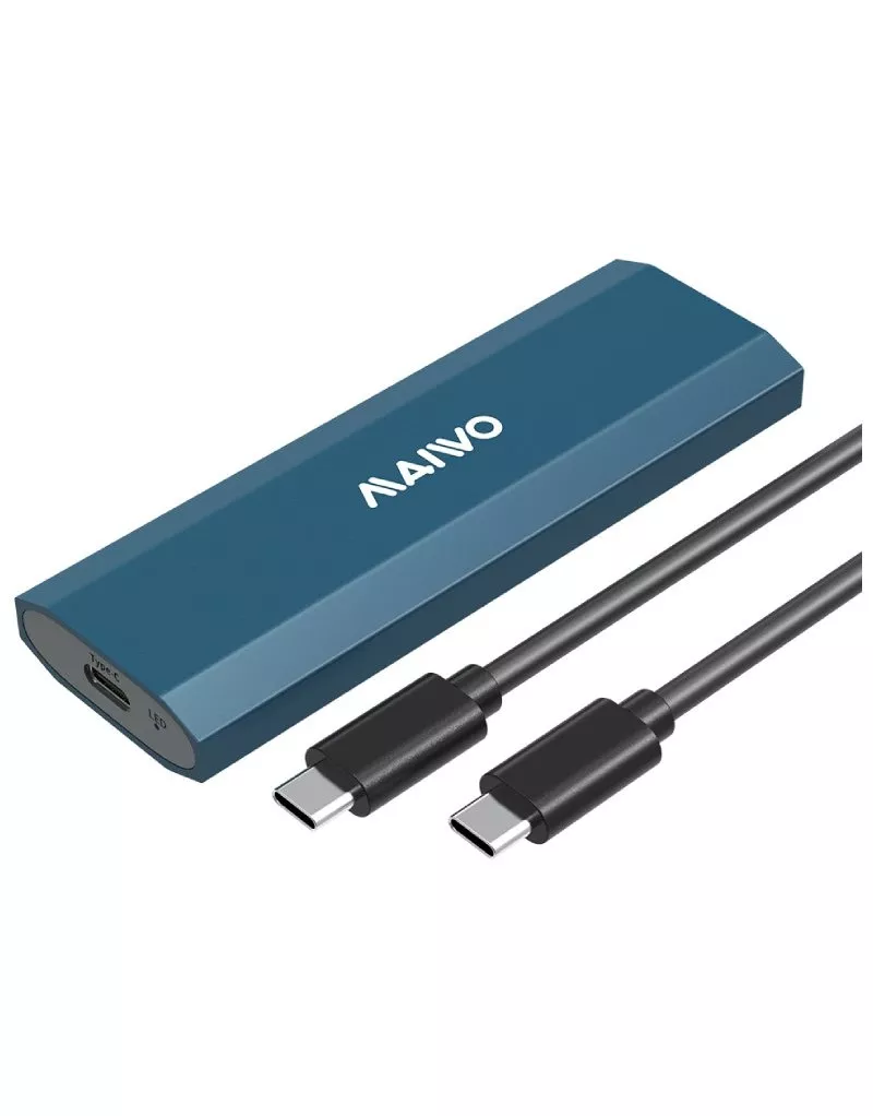 MAIWO Externo Kućište USB-C 3.1 na M.2 NVMe/SATA aluminium, K1690