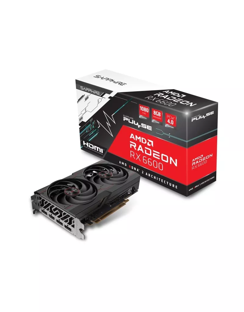 SAPPHIRE AMD Radeon RX 6600 8GB 128bit PULSE RX 6600 GAMING 8GB (11310-01-20G) grafička karta