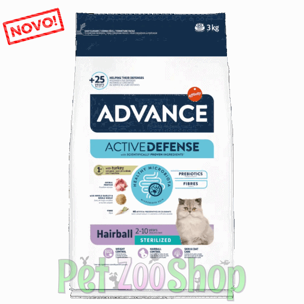 Advance Cat Sterilized Hairball 1.5kg