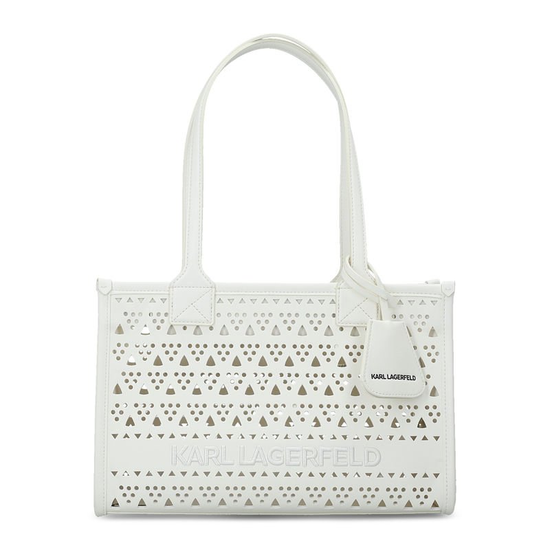 Ženska torba Karl Lagerfeld k/skuare md tote perforated