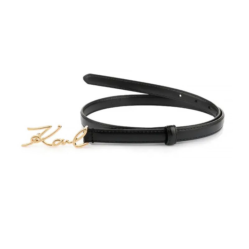 Ženski kaiš Karl Lagerfeld k/signature sm buckle belt