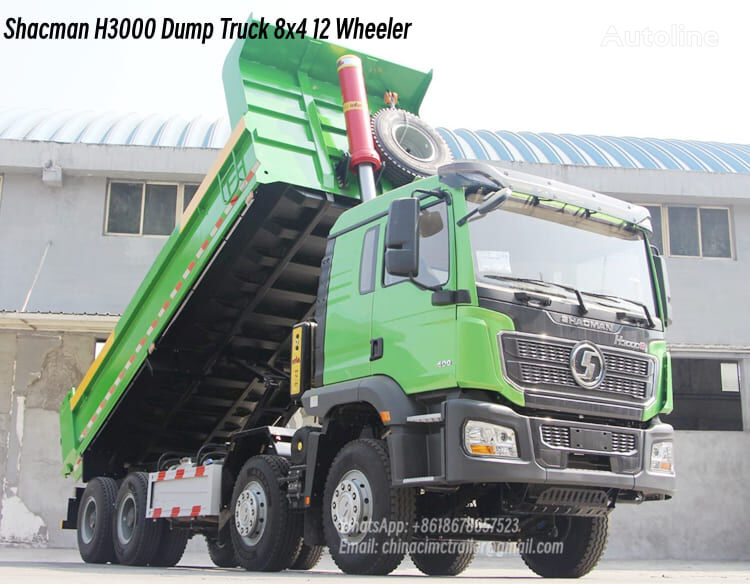 Novi Shacman H3000 Dump Truck 8x4 12 Wheeler Price in Cameroon kiper