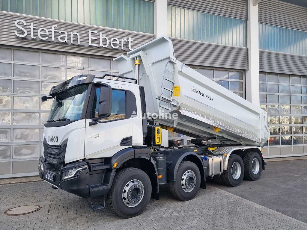 IVECO X-Way AD360X48Z HR OFF 8x4 Hardox-Mulde Intarder kiper