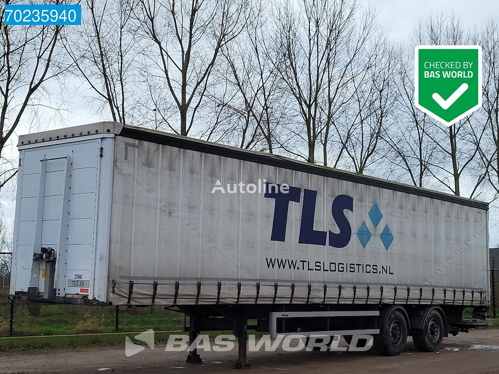 WEB Trailer LPRS18 2 axles NL-Trailer Lift+Lenkachse Tailgate LBW poluprikolica sa kliznom ceradom