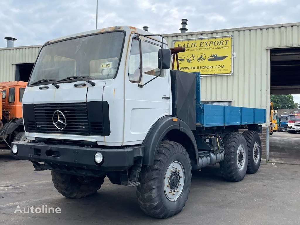 Mercedes-Benz 2626 Open Box 6x6 V8 Full Steel Suspension Good Condition kamion s ravnom platformom