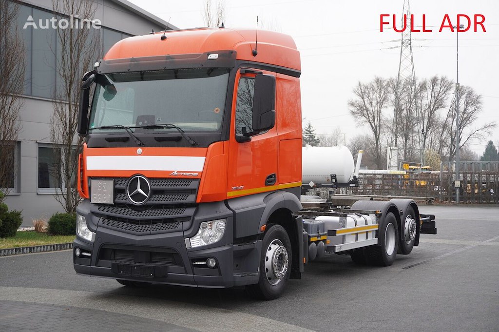 Mercedes-Benz Actros 2542 E6 BDF 6x2 / FULL ADR / 270 thousand km!! / third ax kamion šasija