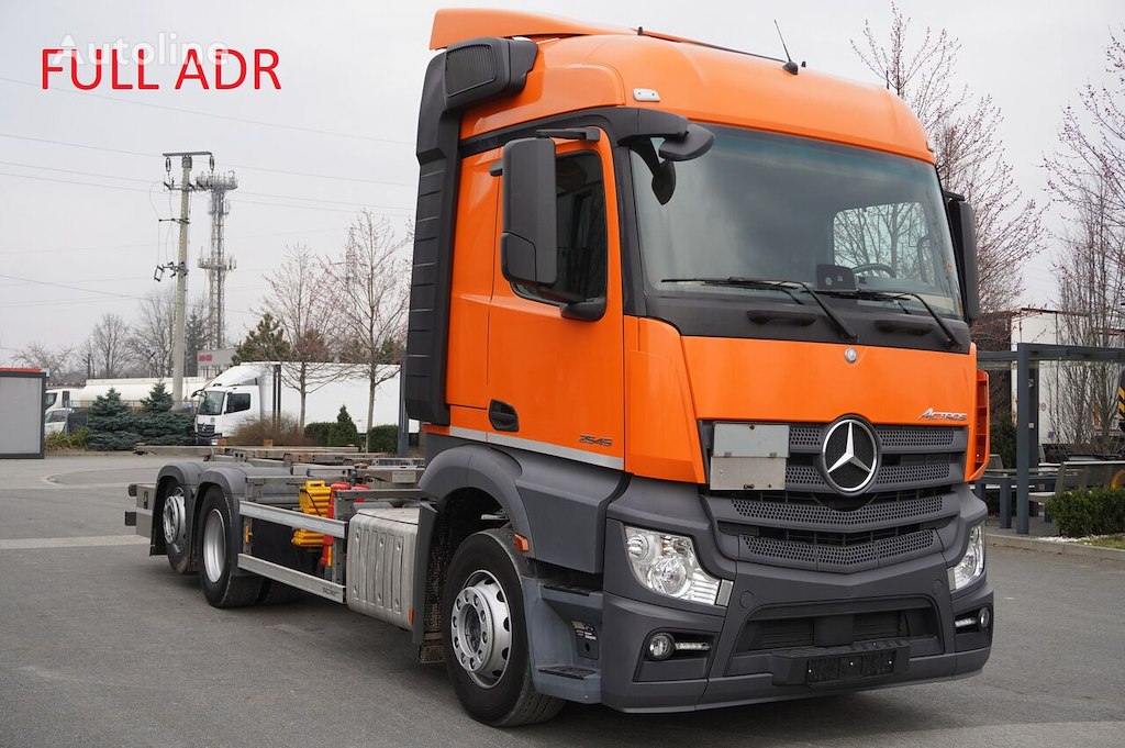 Mercedes-Benz Actros 2545 E6 BDF 6×2 / FULL ADR / 180 thousand km!! / third ax kamion šasija