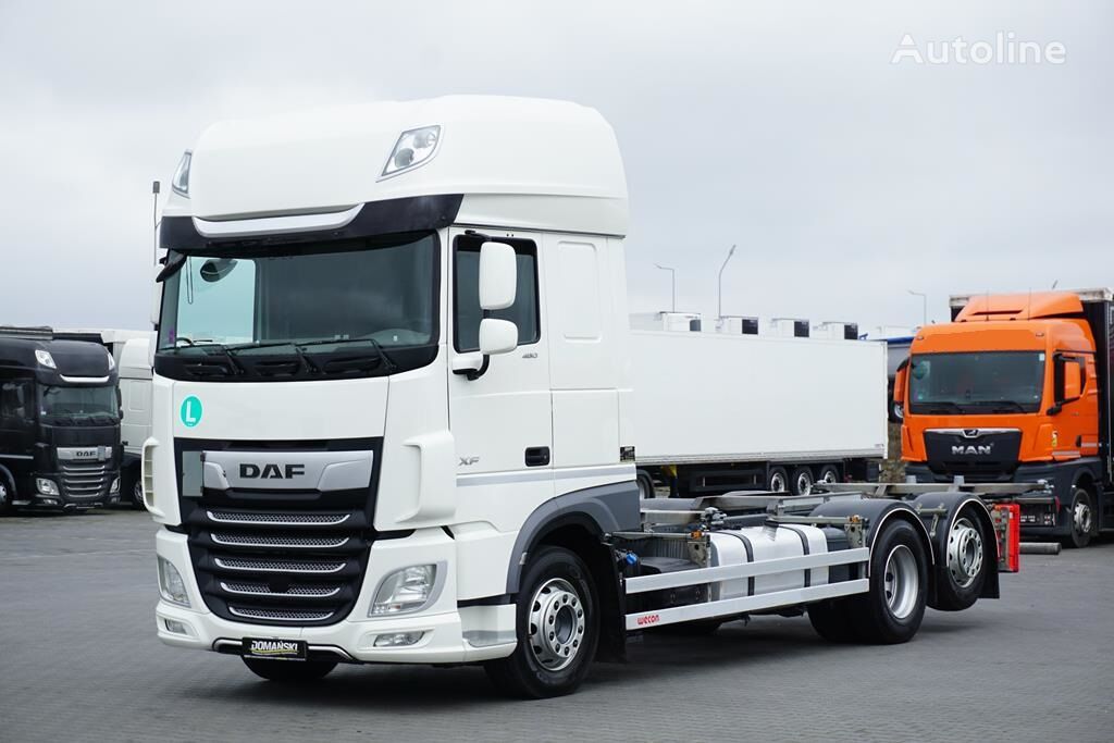DAF XF 480 / ACC / EURO 6 / SSC / BDF / 7.15 , 7,45 , 7,82 M kamion šasija