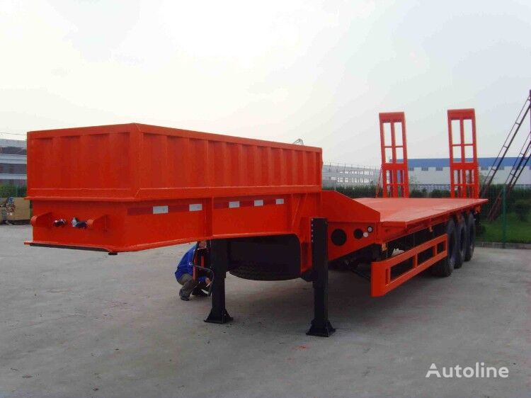 4 Axle 40ft 80Ton 100Ton Loader Extendable Hydraulic Heavy Duty poluprikolica sa niskom platformom