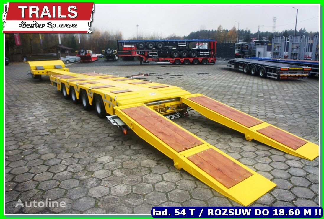 Nova ALT-4LW - Lowbed DMC 66 T / Extended 18.60 m / Hydraulic RAMPS ! poluprikolica sa niskom platformom