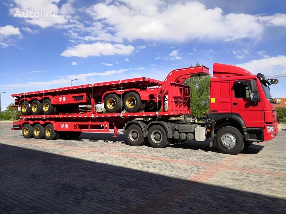 NEWSTAR 8 AXLES Double Link Semitrailer poluprikolica platforma