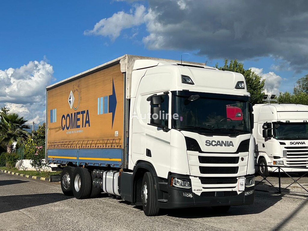 Scania R 450 ngt kamion sa klizna zavesa cerada