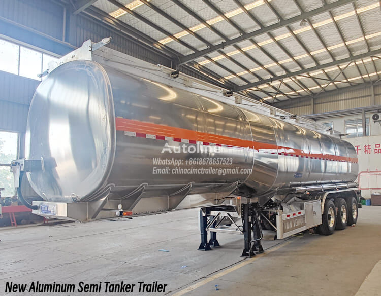 Nova New Aluminum Semi Tanker Trailer for Sale in Costa Rica poluprikolica autocisterna