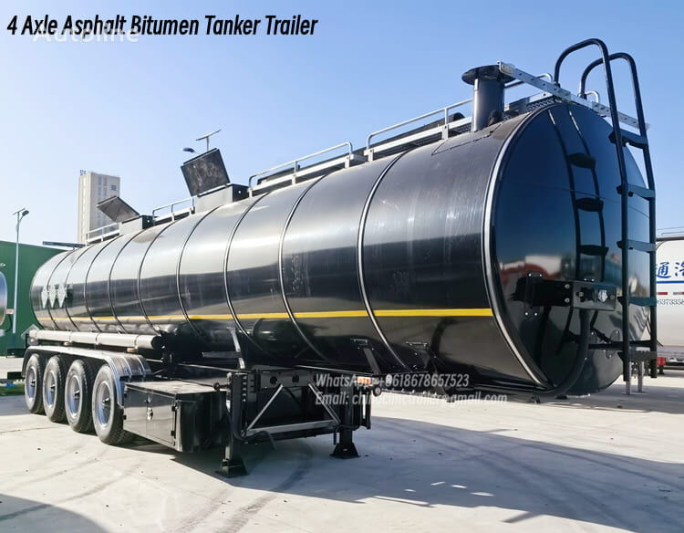 Nova CIMC 42000 Liters Asphalt Bitumen Tanker Trailer Price in Guyana cisterna za bitumen