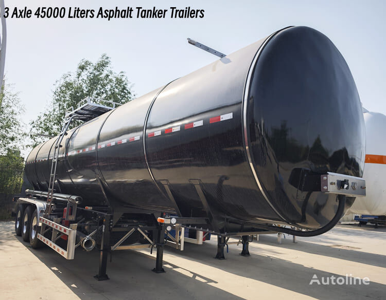 Nova 3 Axle Asphalt Tanker Trailers for Sale in Zimbabwe cisterna za bitumen
