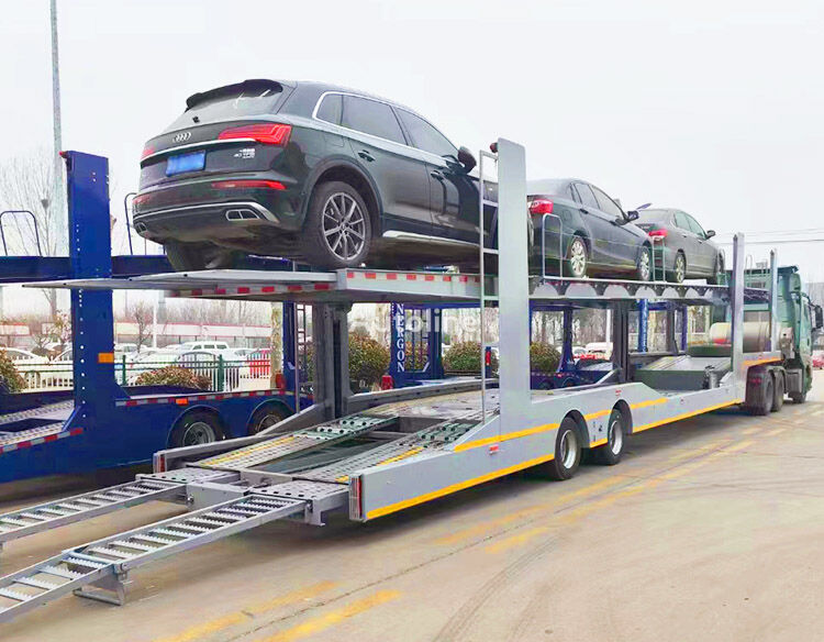 Nova 2 Axle Car Carrier | Car Transporter Trailers in Saudi Arabia poluprikolica autotransportera