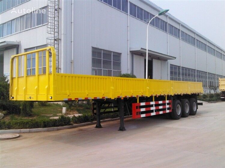 3 Axle Drop Side Wall Semi Trailer Sidewall dropside Cargo trans poluprikolica za prevoz zrna