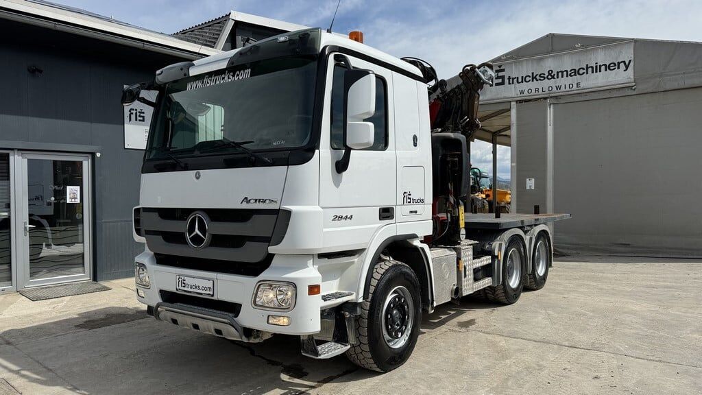 Mercedes-Benz ACTROS 2644 6X4 CRANE FASSI F295A kamion platforma