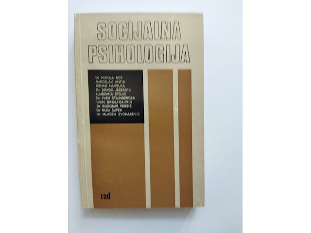 Socijalna psihologija, grupa autora