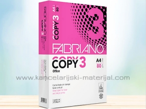 10 risa FABRIANO COPY 3 A4 fotokopir papir 80g (1 RIS=379.00DIN)