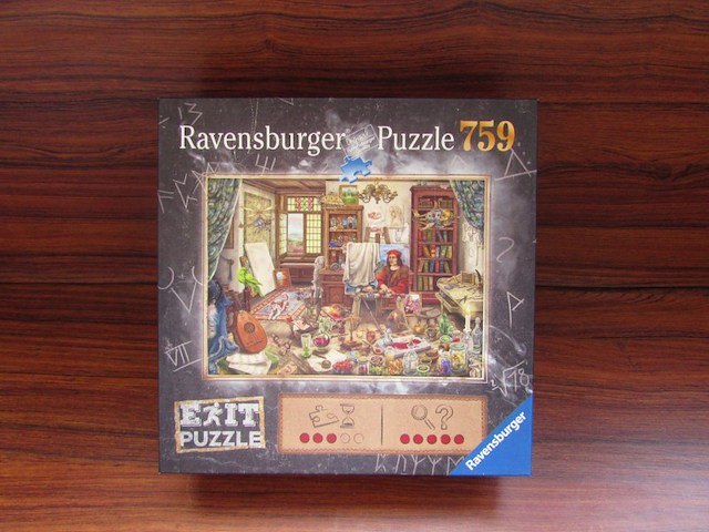 Puzzle Ravensburger EXIT 759 delova (Artist`s Studio)