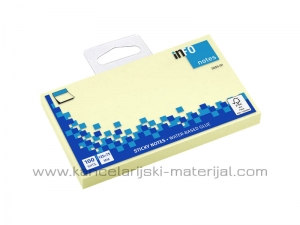 INFO NOTES samolepljivi blok 75x125mm