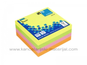 INFO NOTES 5654-39 samolepljivi blok 75x75mm BRILLIANT KOCKA 1/320