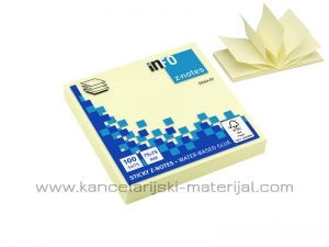 INFO NOTES Z samolepljivi blok 75x75mm