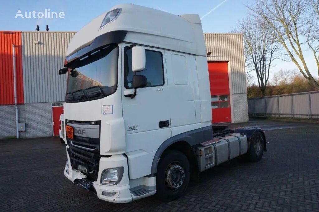 DAF XF106-460 / ENGINE RUNNING / DOUBLE TANK / DEB / AIRCO / MANUAL tegljač