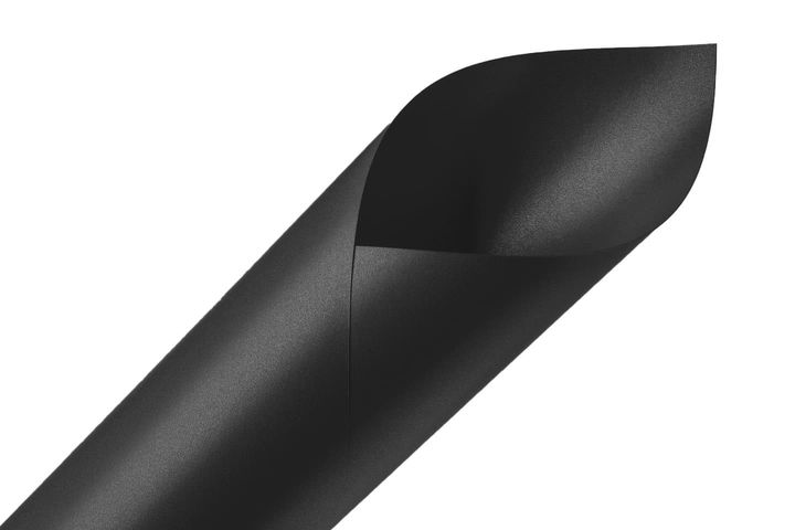 Crni plastični list za mastila KAMENSKAYA 70k100 cm