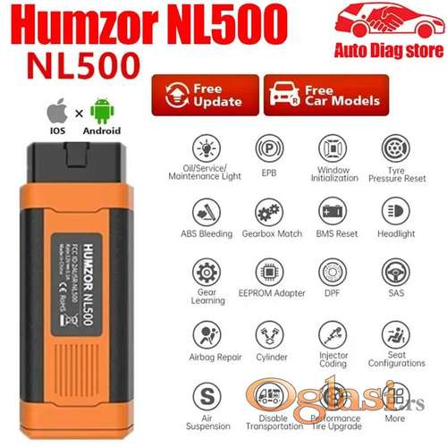 Humzor NEXZSCAN NL500 Bluetooth OBD2 Auto Dijagnostika