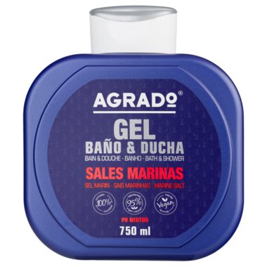 Gel za tuširanje i kupka AGRADO Marine Salt
