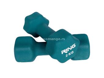 RING Set bućica za aerobik 2x2kg - RX DB2133-2 (Plava)