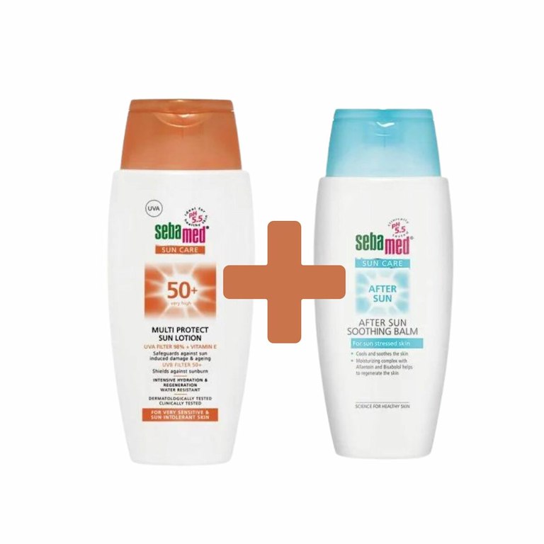 Sebamed Sun losion SPF 50+ 150ml + Sebamed Sun After umirujući balzam 150ml