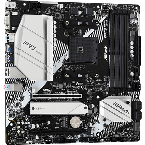 ASRock B550M PRO4 Matična ploča AM4 Micro ATX