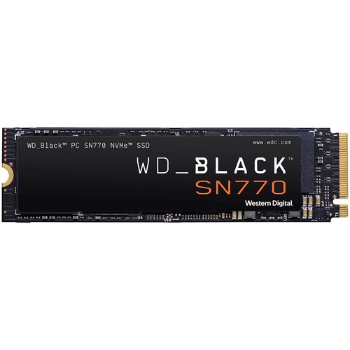 Western Digital 1TB WD_BLACK SN770 NVMe M.2 2280 SSD | WDS100T3X0E