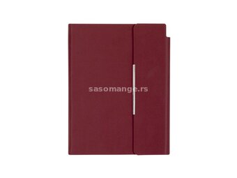 VELVET Notes sa magnetnim preklopom B6 Bordo