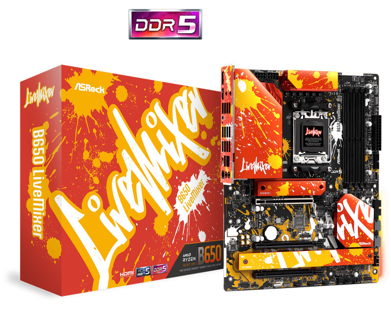 ASROCK - B650 LIVEMIXER matična ploča