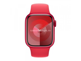 APPLE Watch S9 GPS 41mm RED Alu Case w RED Sport Band - S/M (mrxg3se/a)