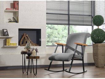 Atelier del Sofa Stolica za ljuljanje Yoka Grey