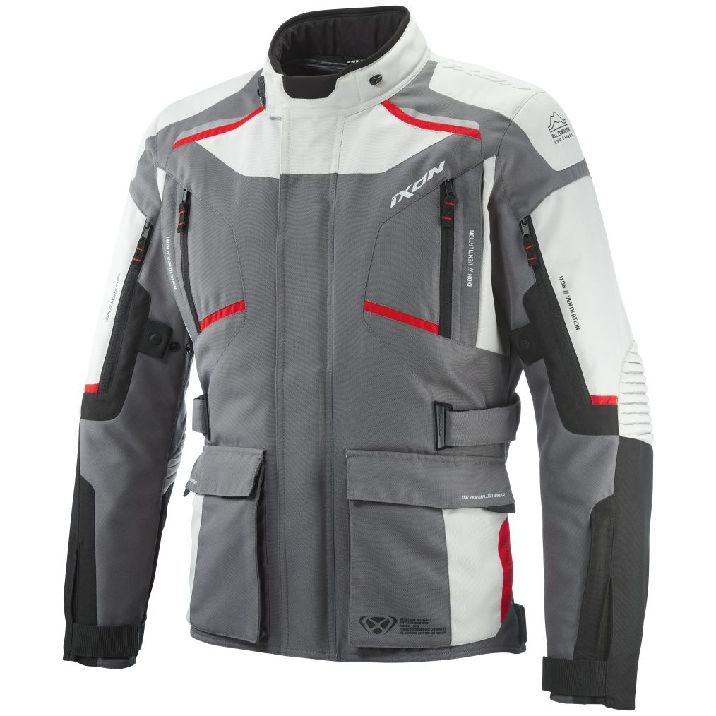 MIDGARD Gray Black Red jakna