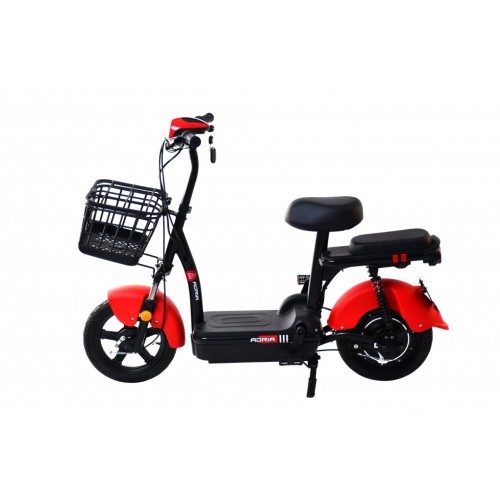 Električni bicikl T20-48 crno-crveno