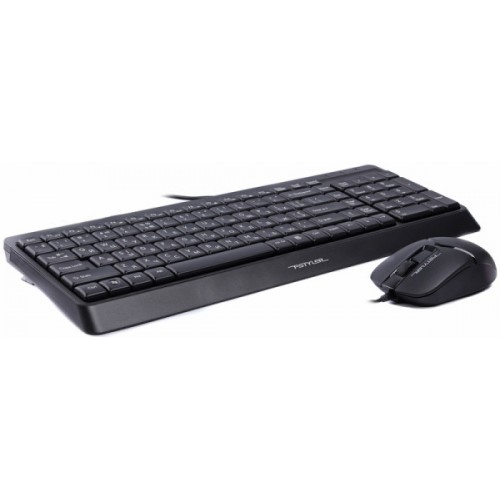 A4-F1512 A4Tech tastatura YU-LAYOUT + mis USB, Black