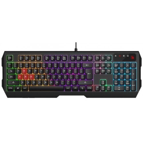 A4-B135N A4Tech Bloody Gejmerska svetleca tastatura(NEON LED), black, USB, US layout