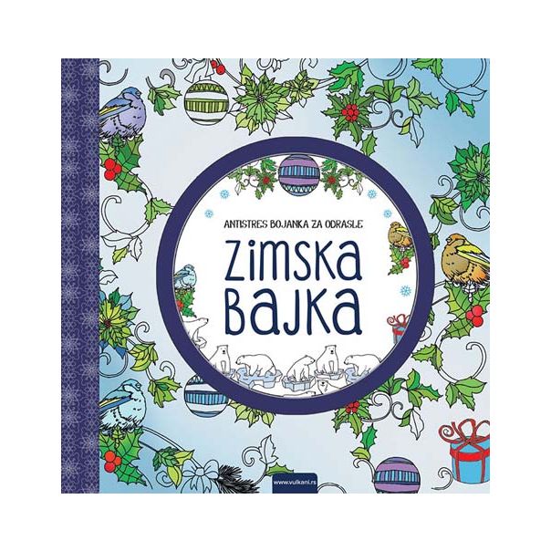 Zimska bajka – antistres bojanka za odrasle