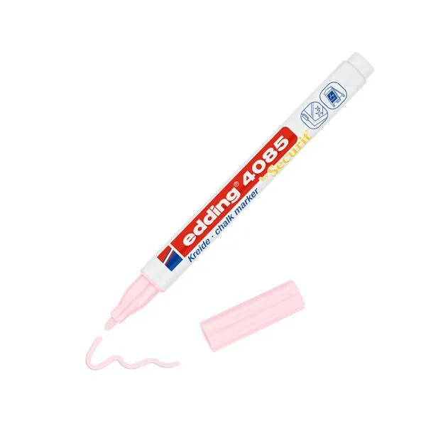 Marker za staklo chalk marker E-4085 1-2mm pastel roze (08M4085PI)