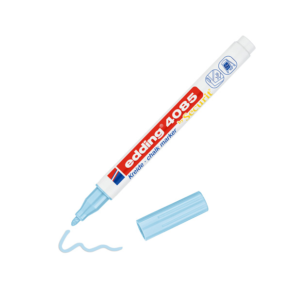 Marker za staklo chalk marker E-4085 1-2mm plava pastel (08M4085PE)