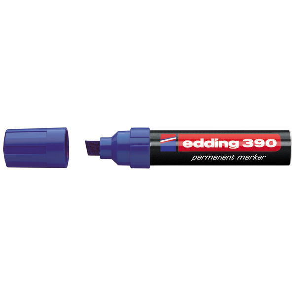 Marker permanent 390 4-12mm deblji kosi vrh plava (08M390E)