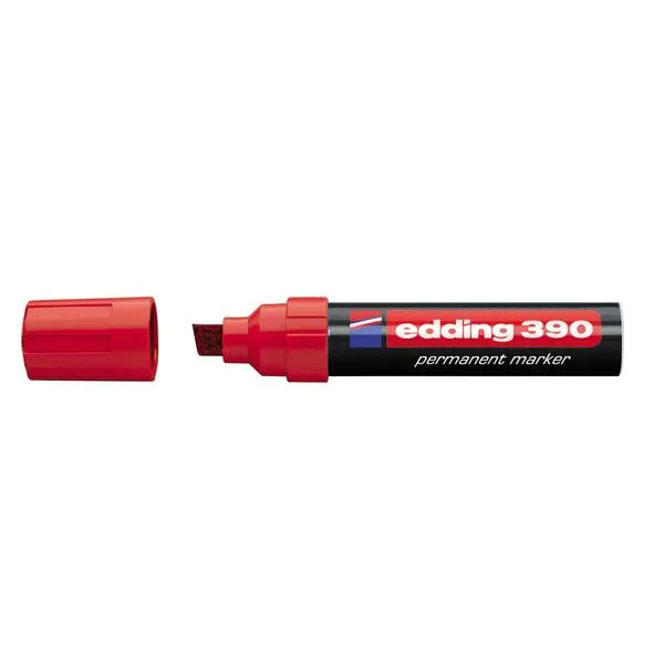 Marker permanent 390 4-12mm deblji kosi vrh crvena (08M390D)